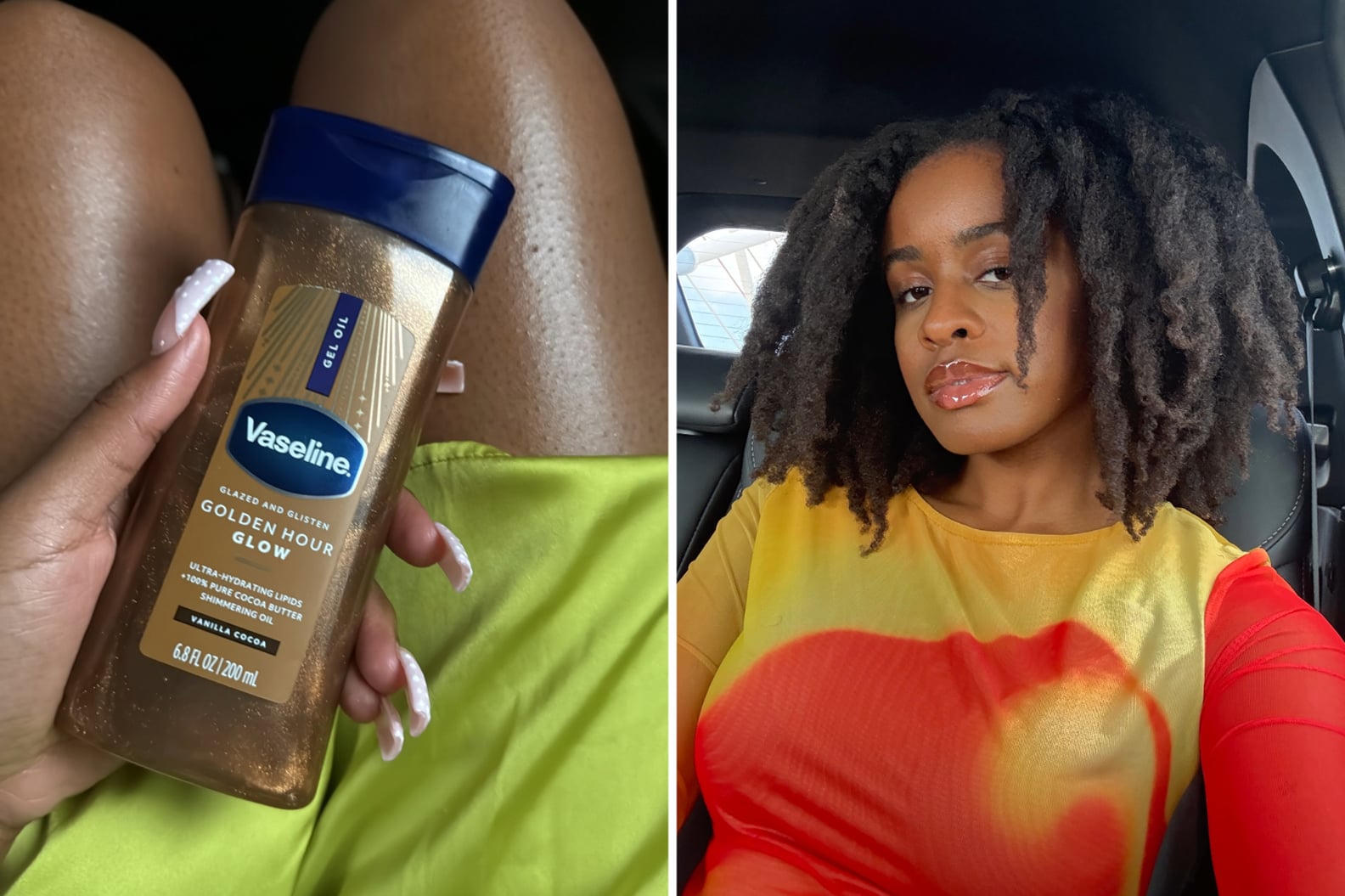 Vaseline Glazed and Glisten Body Oil Review With Photos | PS Beauty