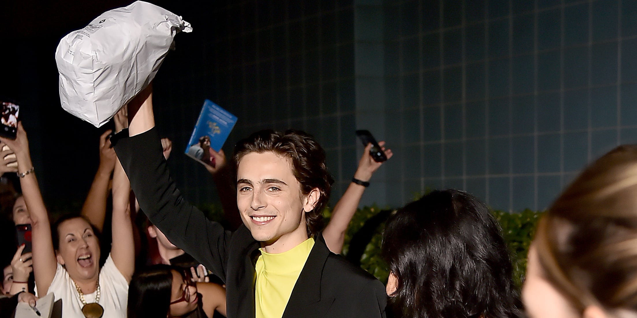 Watch Timothée Chalamet Hand Out Bagels at The King Premiere | PS Celebrity