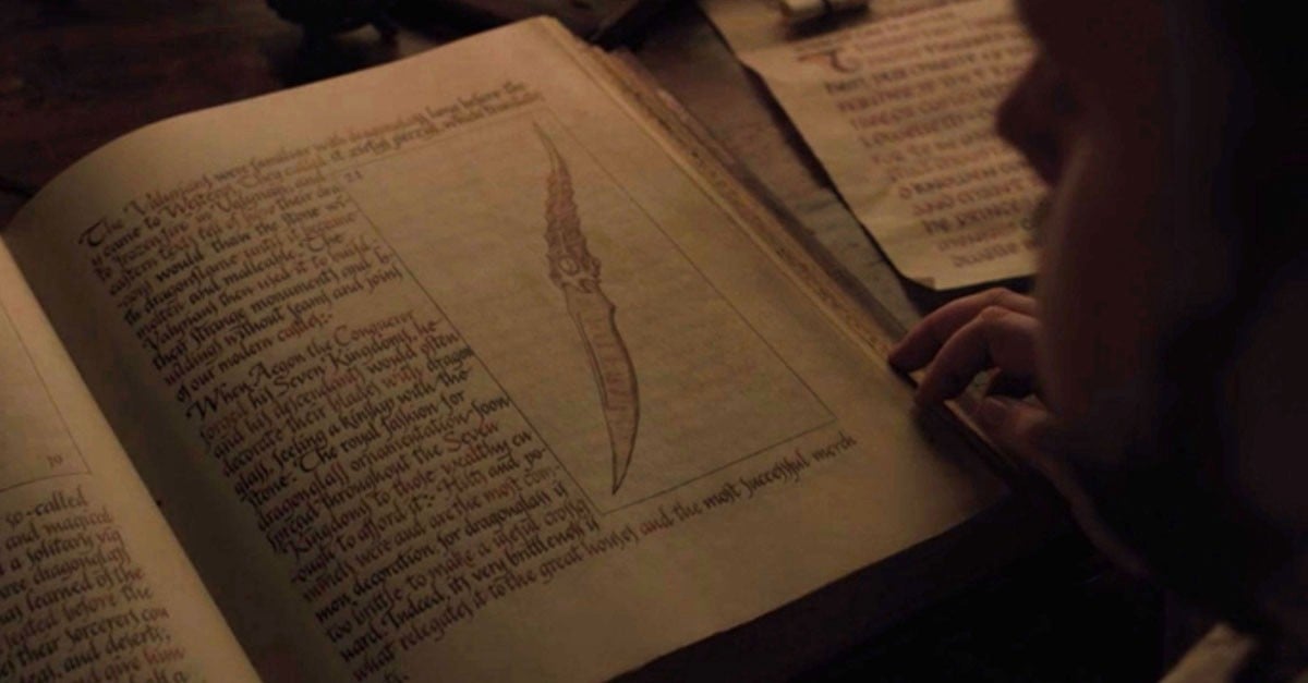 What Is the Dagger Sam Sees in the Book in Game of Thrones? | PS ...