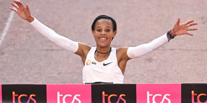 Yalemzerf Yehualaw Wins the London Marathon at 23 | POPSUGAR Fitness UK
