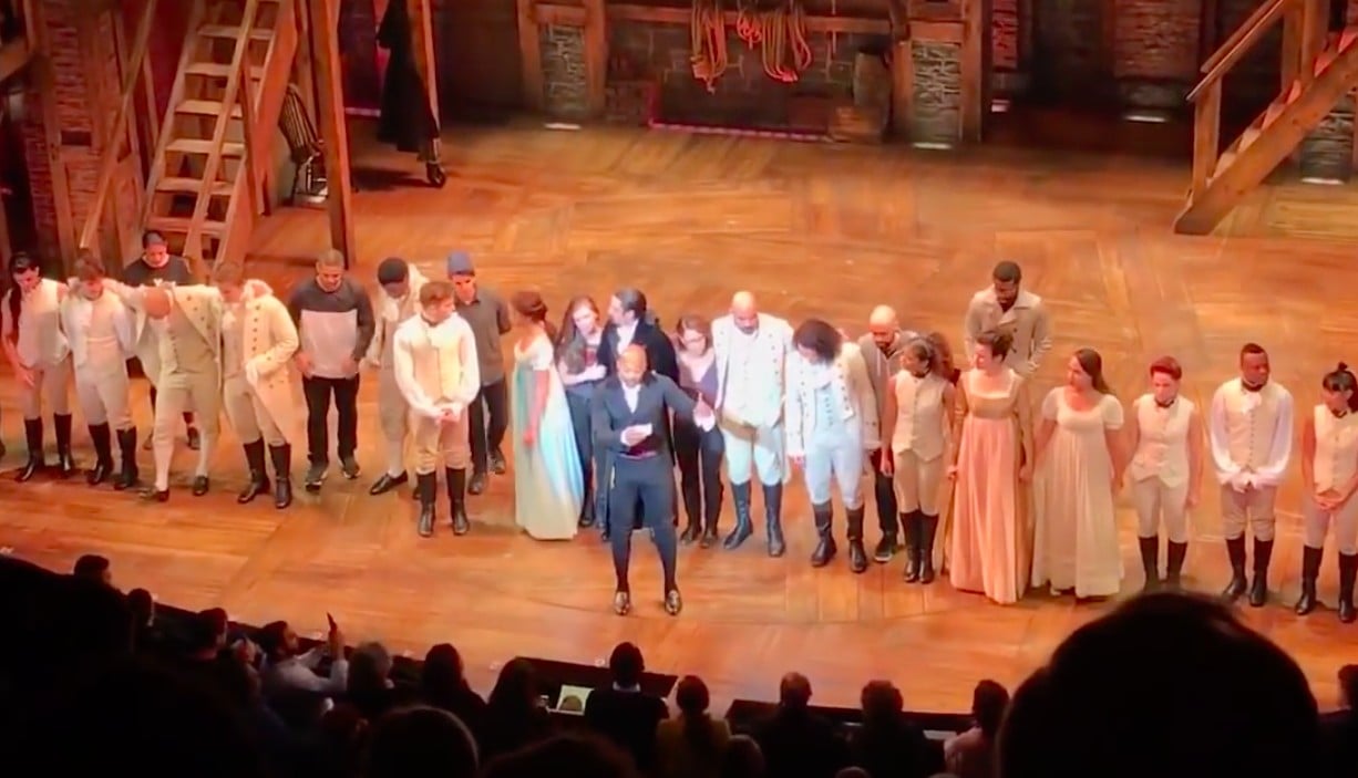 Mike Pence at Hamilton (Video) | POPSUGAR News