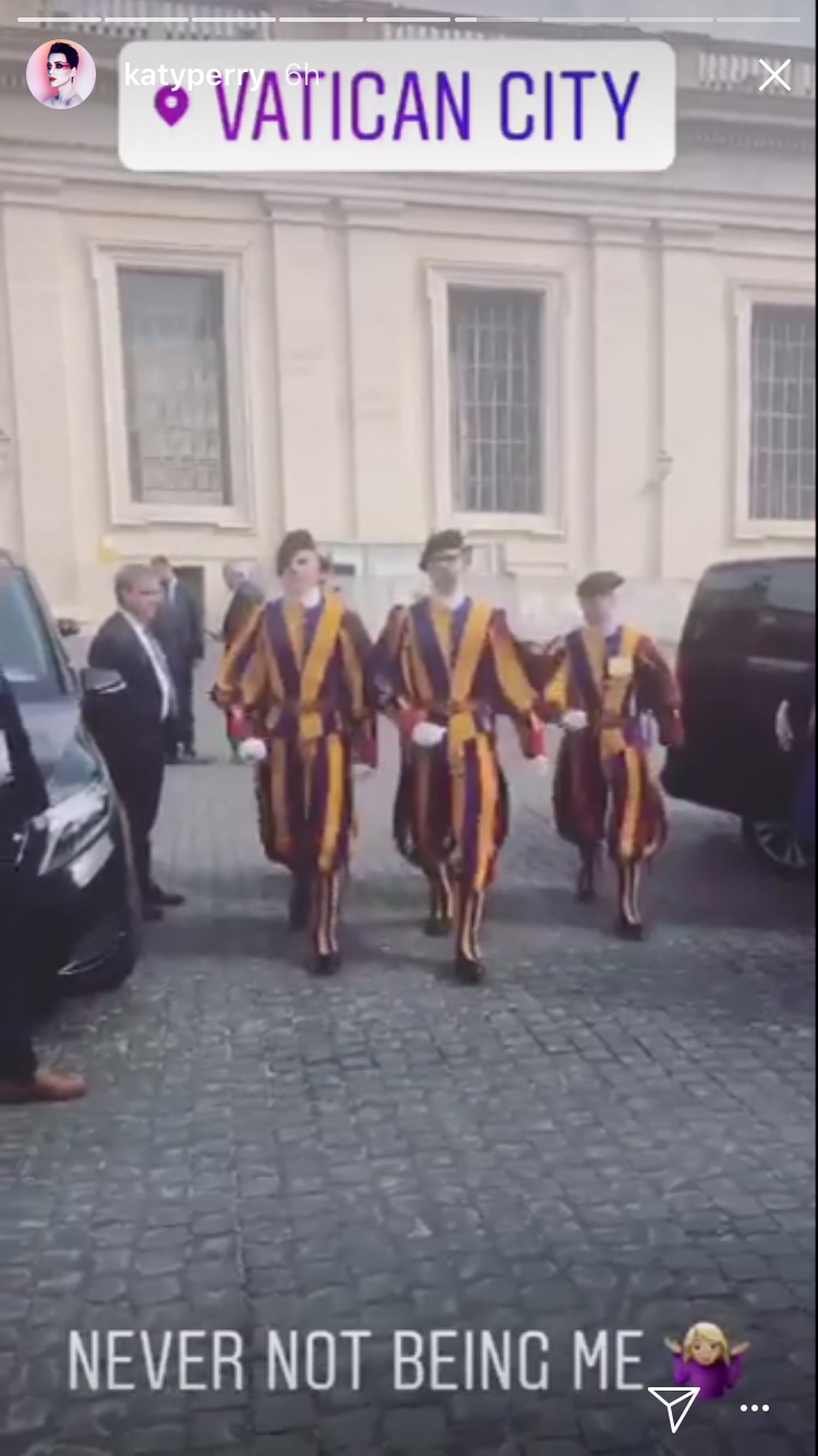 Katy Perry and Orlando Bloom Meeting Pope Francis April 2018 | POPSUGAR ...