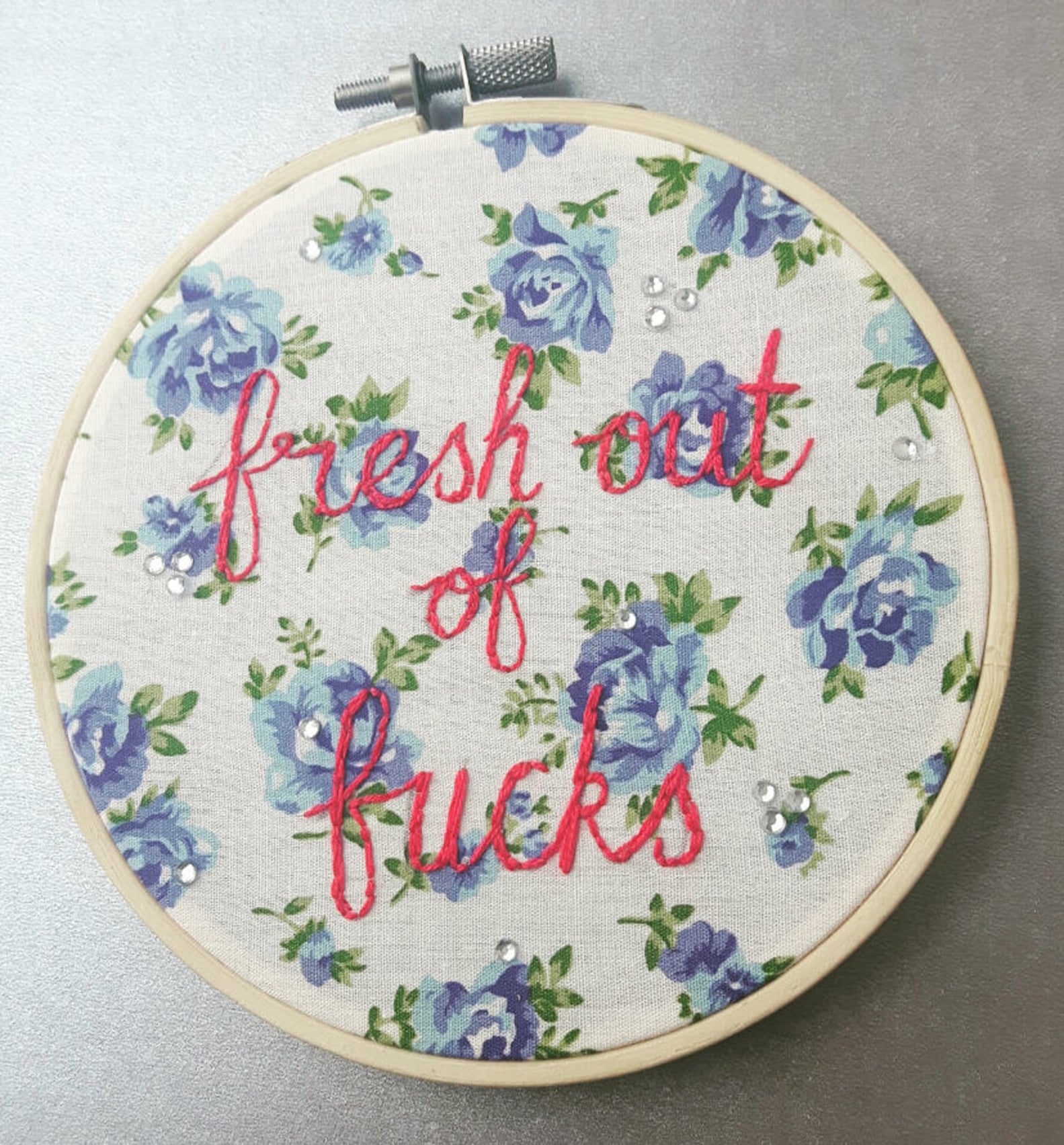 Embroidery Hoops With Curse Words | PS Love