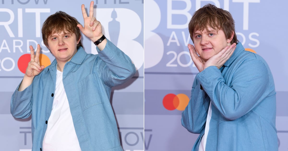 Lewis Capaldi Posing on the 2020 BRIT Awards Red Carpet | PS UK Beauty