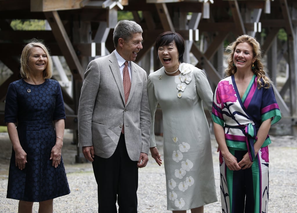 Sophie Trudeau Wears Tanya Taylor in Japan May 2016 | POPSUGAR Fashion