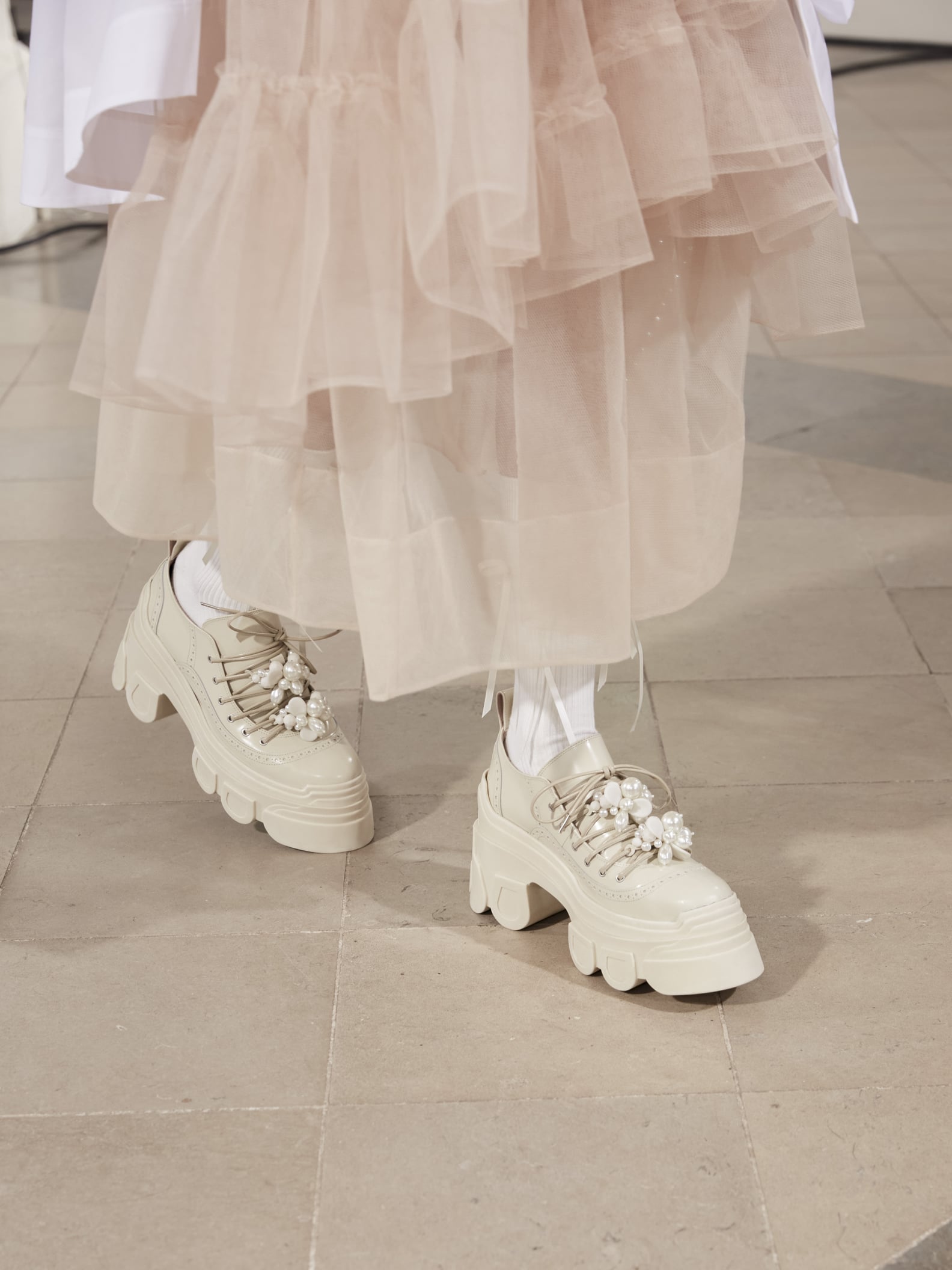 Simone Rocha Fall 2021 Features Patchwork and Regencycore | PS Fashion