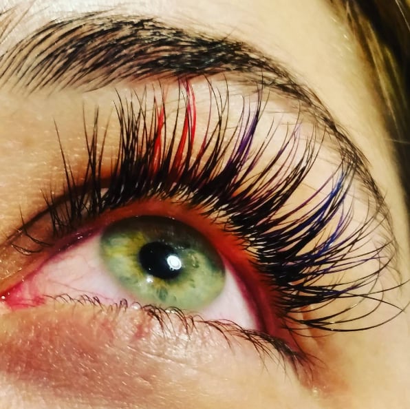 Rainbow Eyelash Trend | PS Beauty
