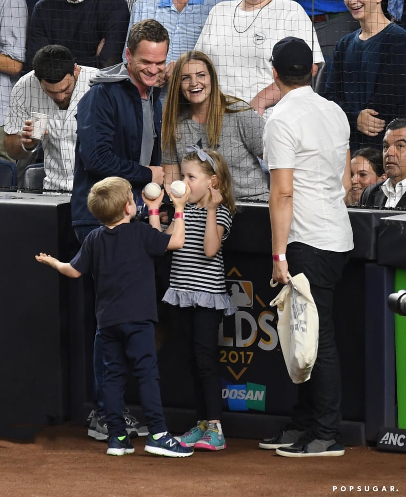 Neil Patrick Harris and His Family at NY Yankees Game 2017 | PS Celebrity