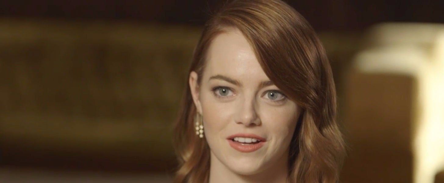 Emma Stone Hollywood Reporter Questions Video January 2017 | POPSUGAR ...