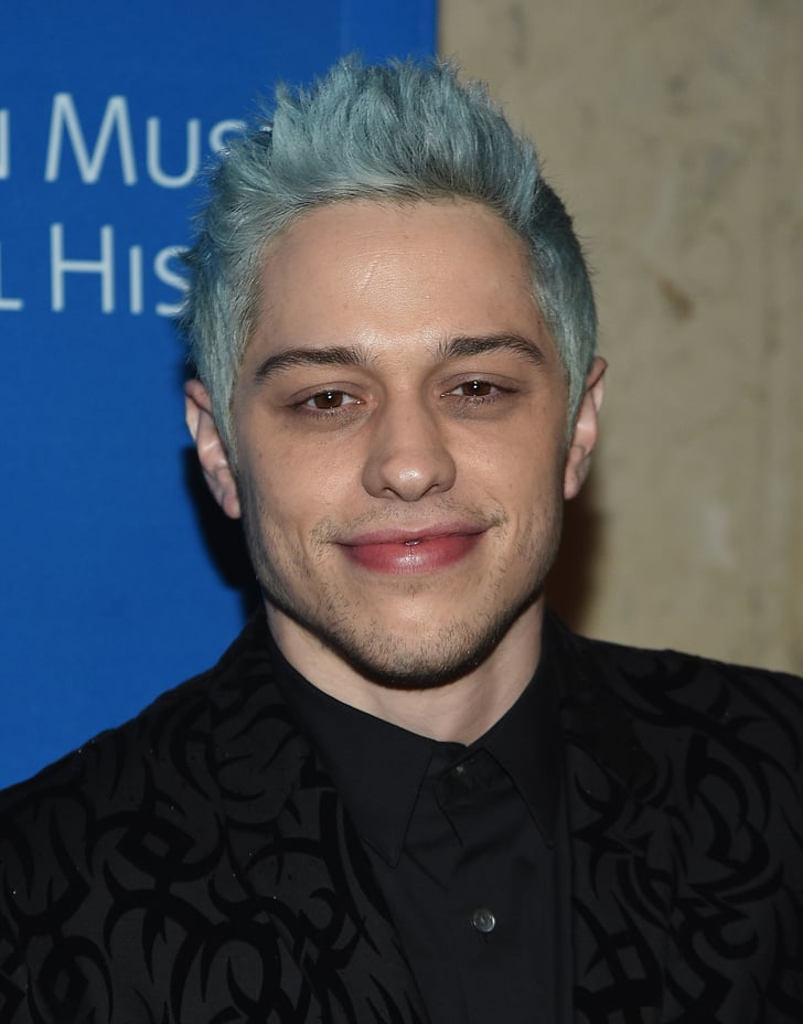 Pete Davidson's Icy Blue Color | Biggest Celebrity Hair Changes in 2018 ...