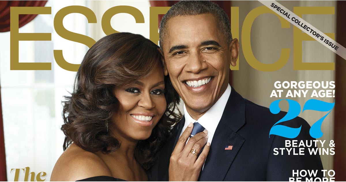Barack and Michelle Obama on October 2016 Essence Cover | POPSUGAR ...