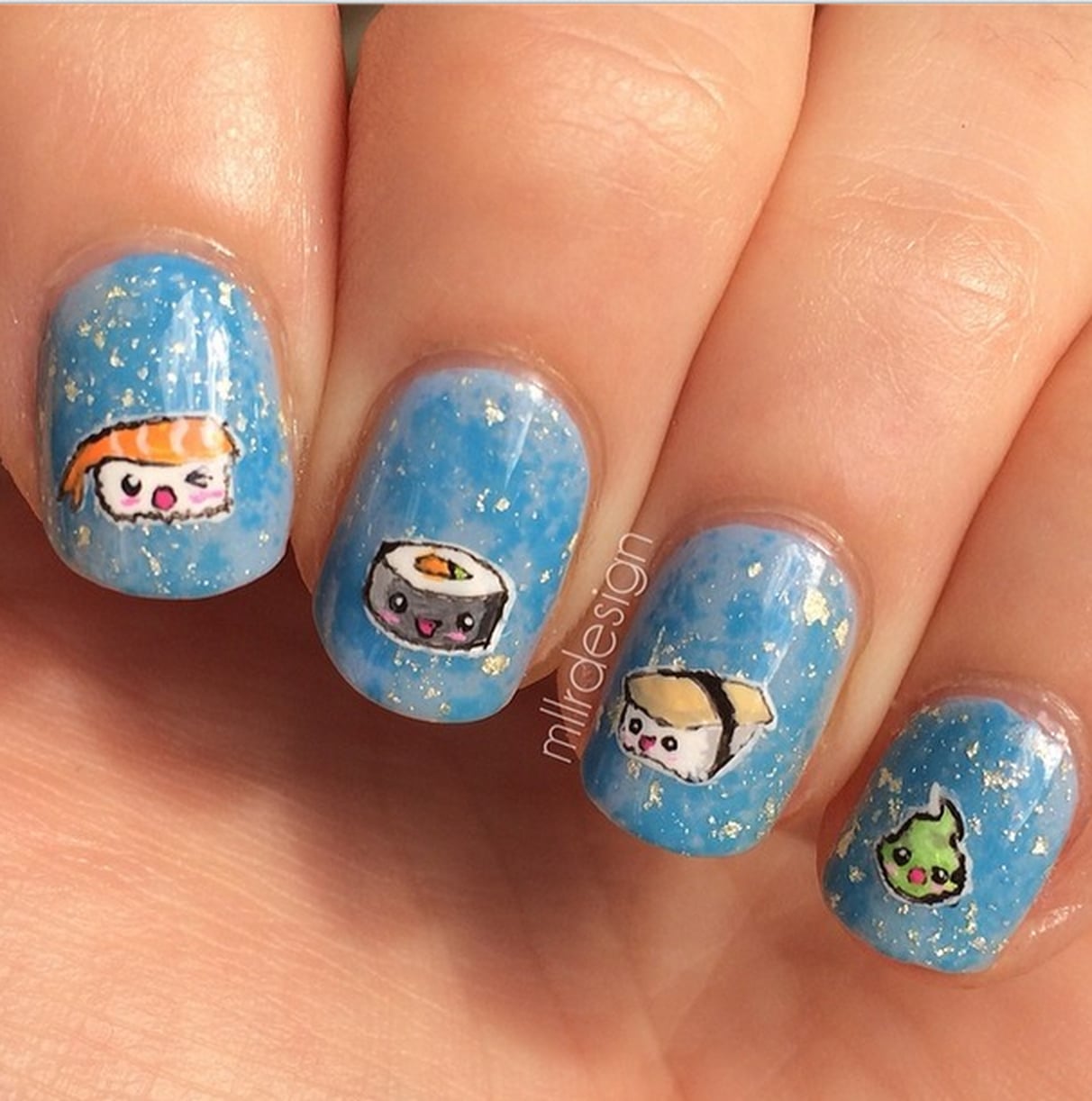 Sushi Nail Art | PS Beauty