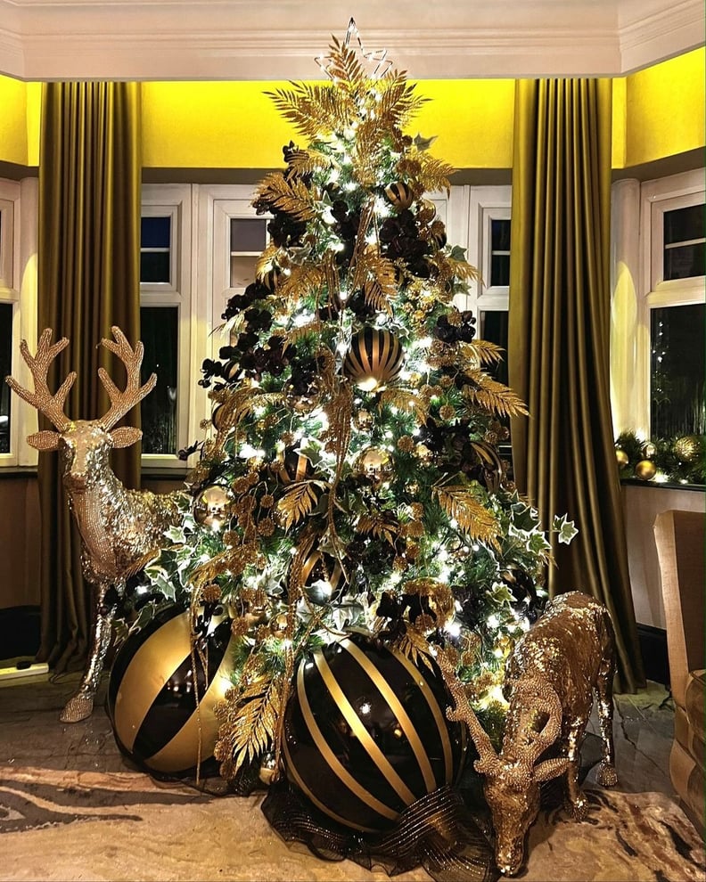 professionally decorated christmas trees