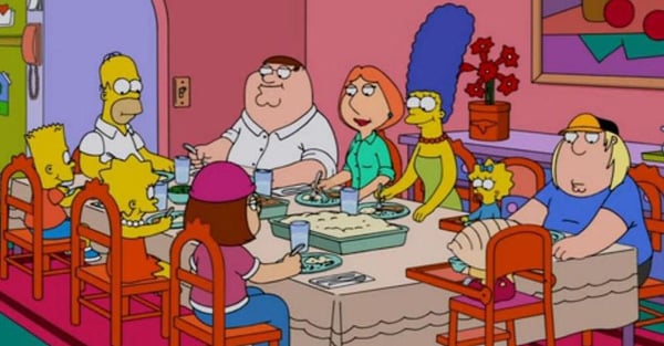Family Guy and The Simpsons Crossover Episode | POPSUGAR Entertainment