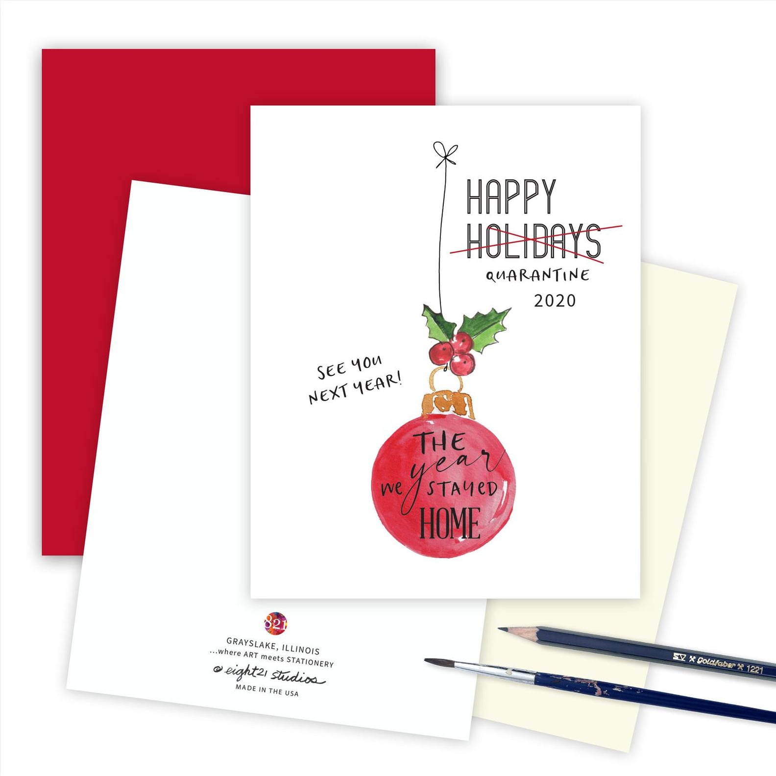 Pandemic-Themed Holiday Cards | PS Family