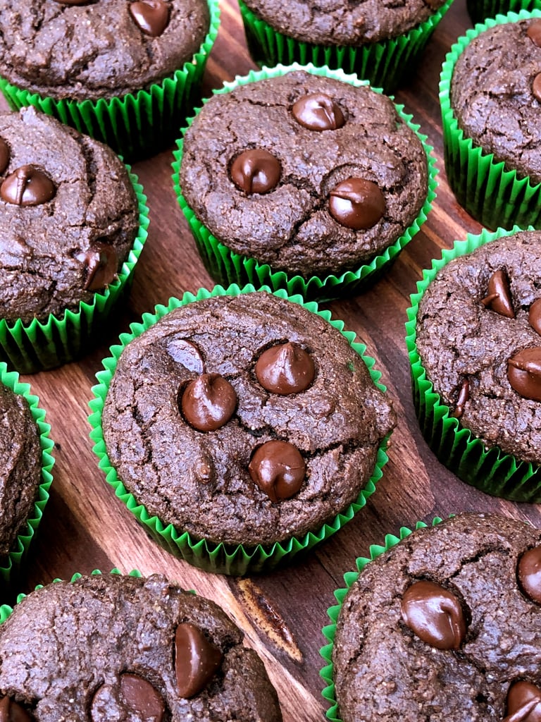 Vegan Chocolate Mint Protein Muffins Recipe | POPSUGAR Fitness