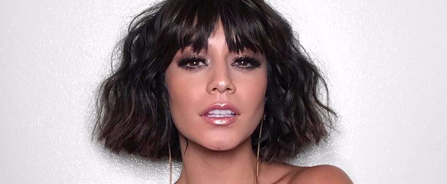 Vanessa Hudgens Bangs Haircut 2017 | PS Beauty