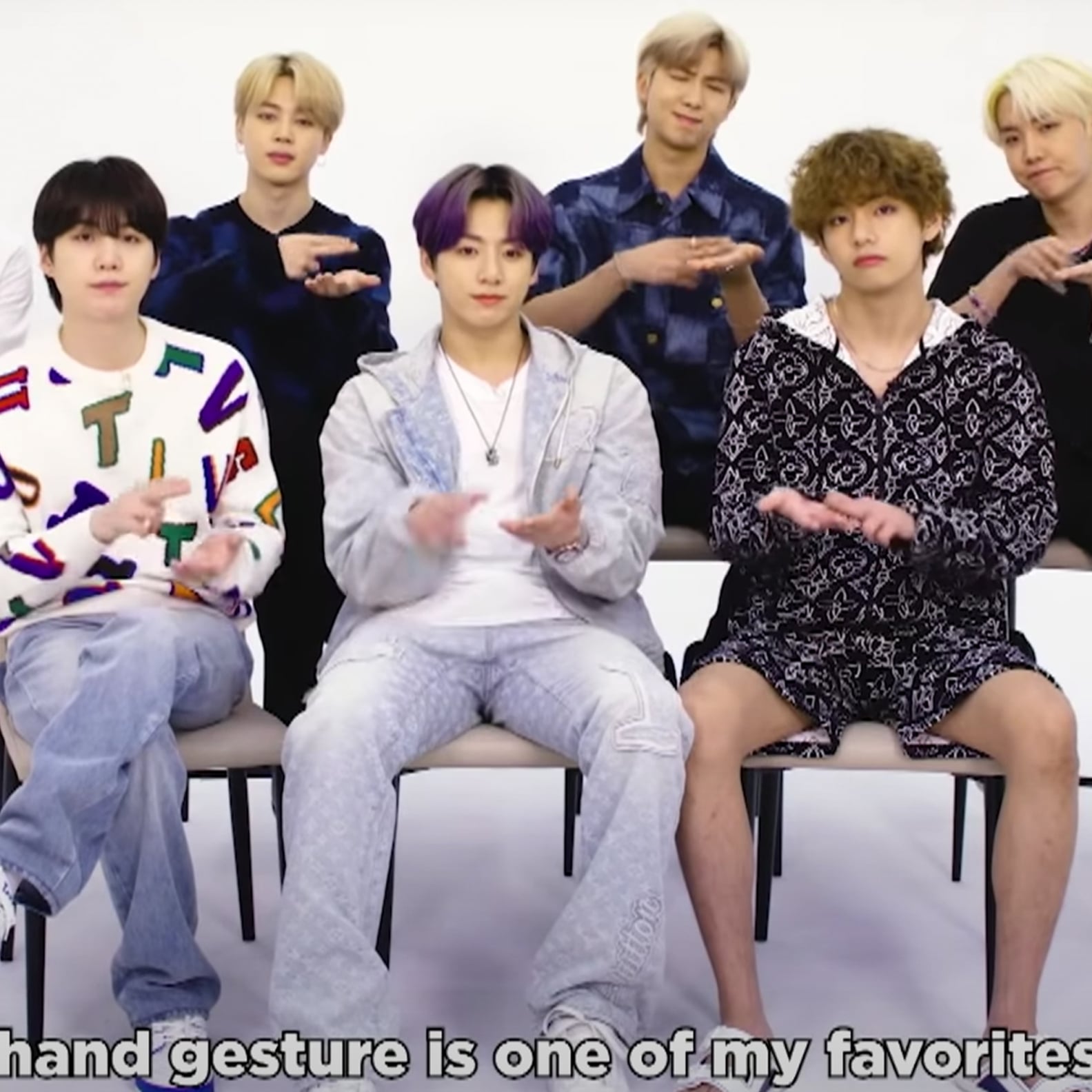 BTS Share New Hand Gestures in Hilarious Late Show Skit | PS Entertainment