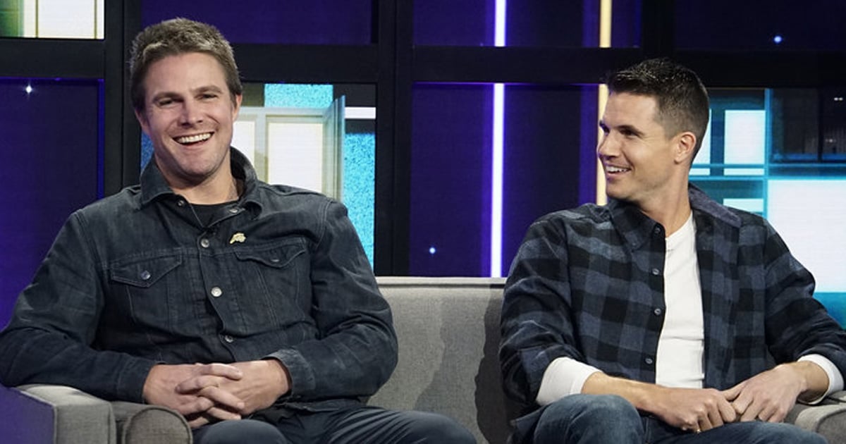 Robbie and Stephen Amell Talk About CW Characters | Video | POPSUGAR ...