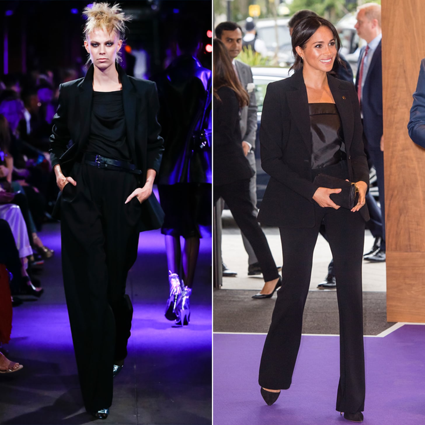 These Suits From the Runway Remind Us of the Royals' Style | PS Fashion