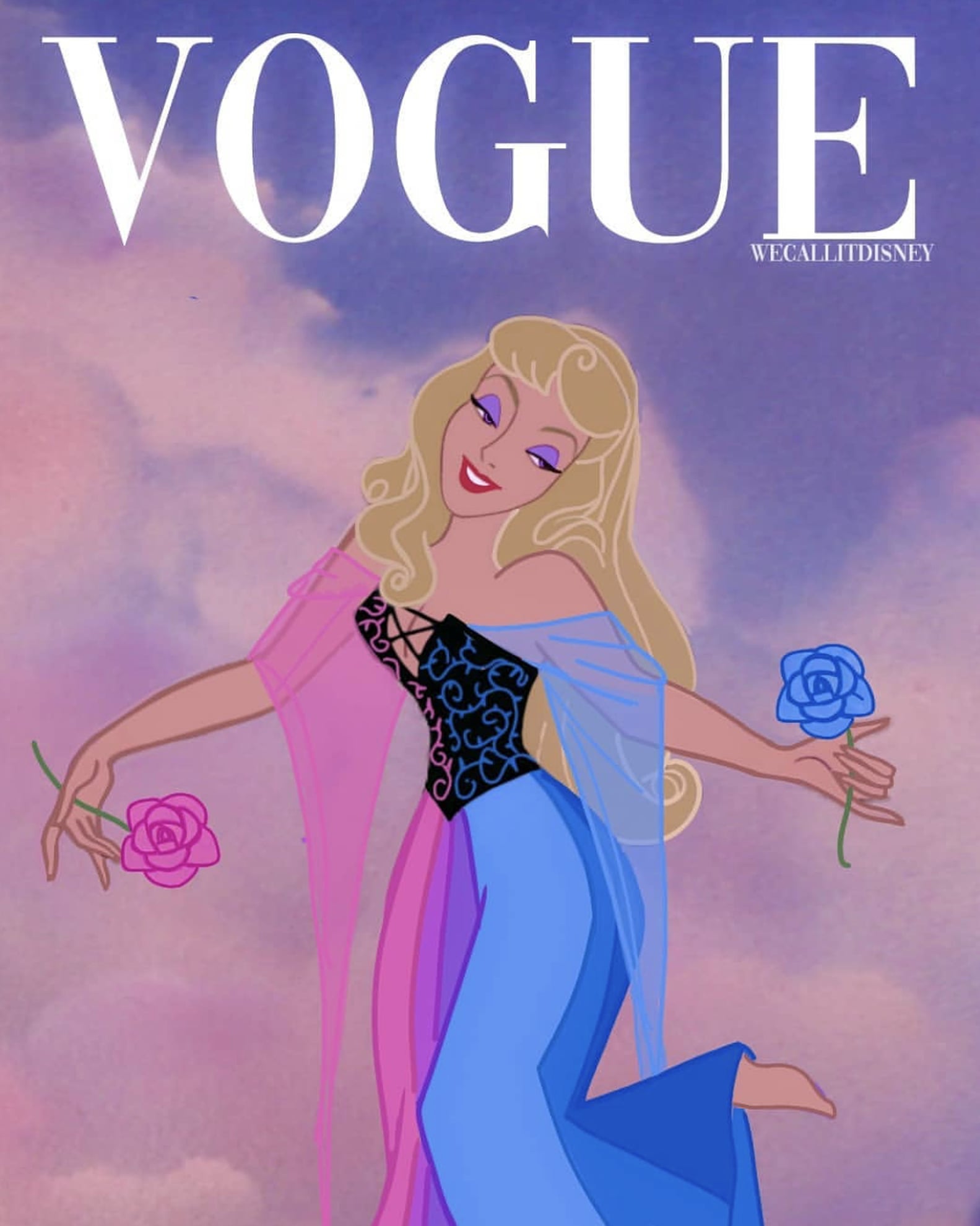 This Artist Gave Disney Princesses Their Own Vogue Covers | PS Smart Living