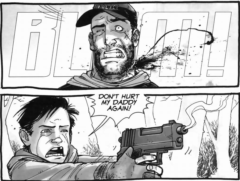 Shane's the one in the top panel, obviously. | The Walking Dead ...