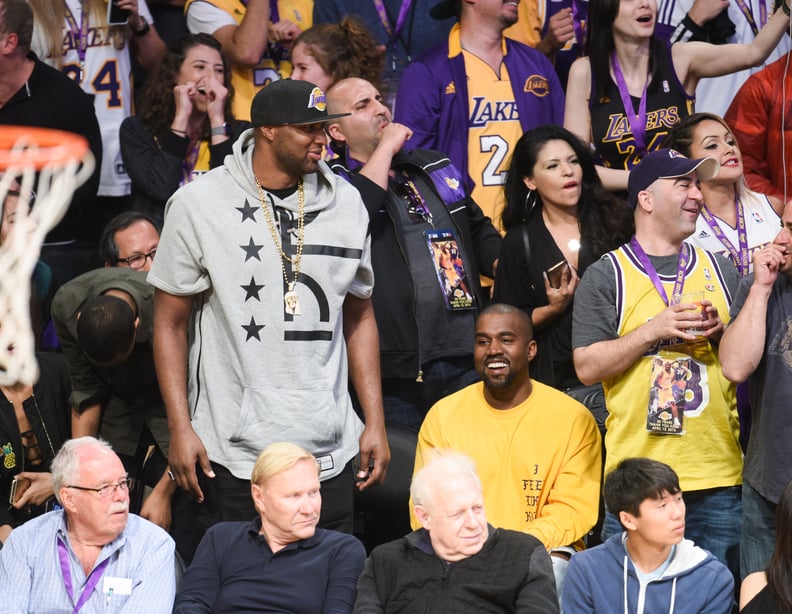 Celebrities at Kobe Bryant's Last Lakers Game April 2016 | POPSUGAR ...