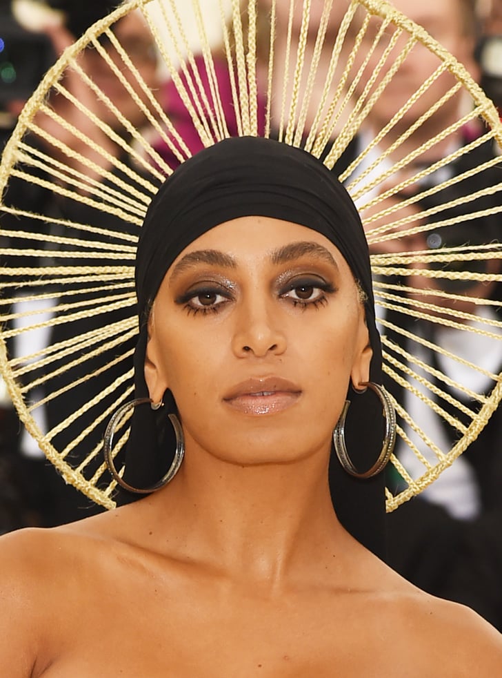 Solange's Braided Halo at the 2018 Met Gala | Solange's Long Hair in ...