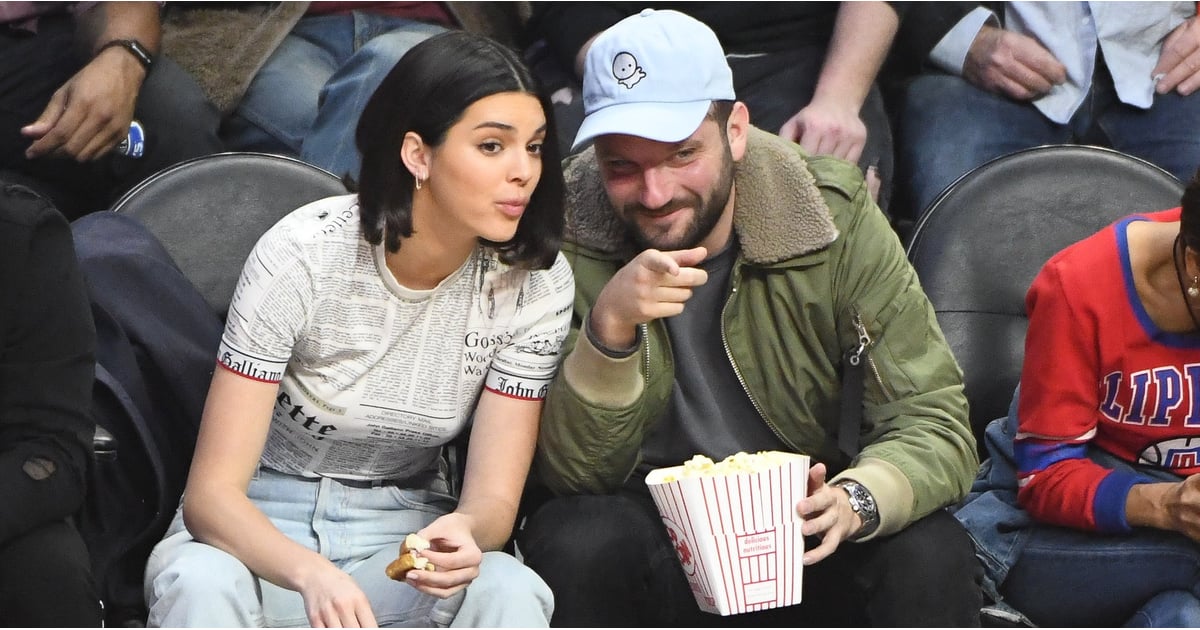 Kendall Jenner's Adidas Sneakers at Basketball Game | POPSUGAR Fashion