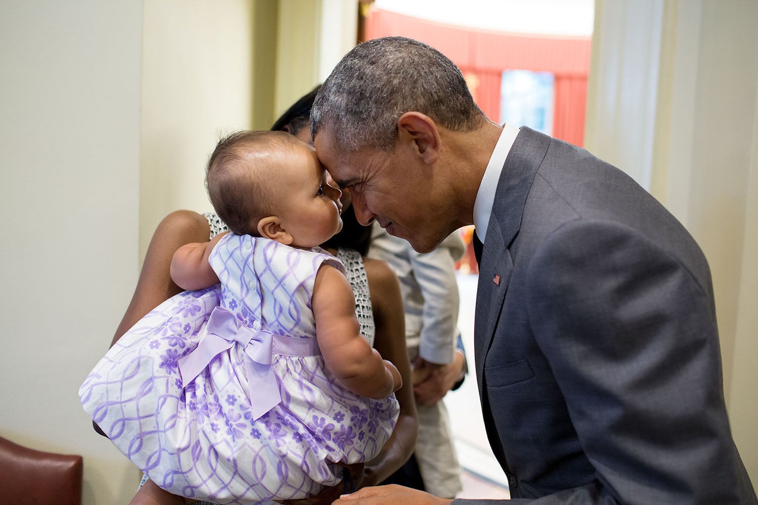 Pictures of President Obama and Babies | POPSUGAR Family