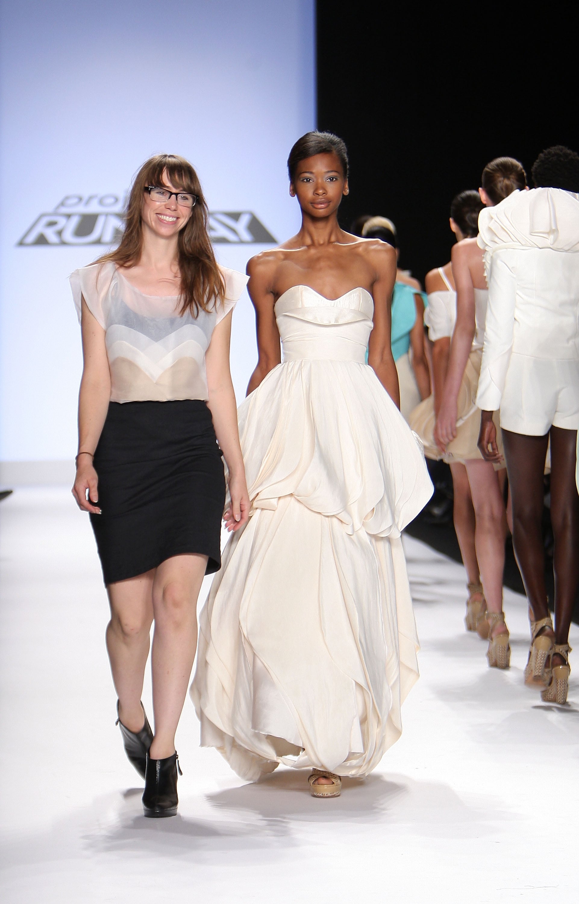 The Project Runway Season Five Finale Runway Show Popsugar Fashion