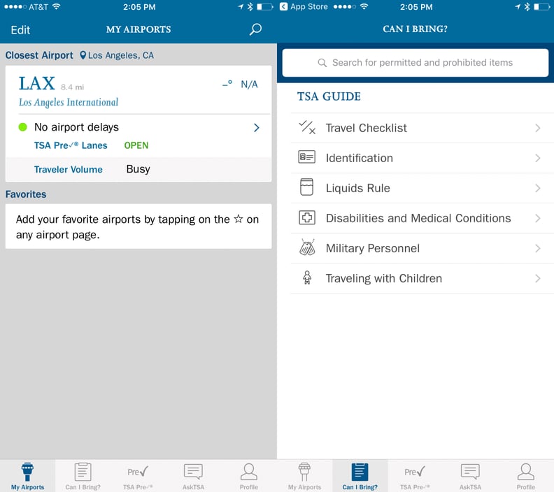 MyTSA App | POPSUGAR News