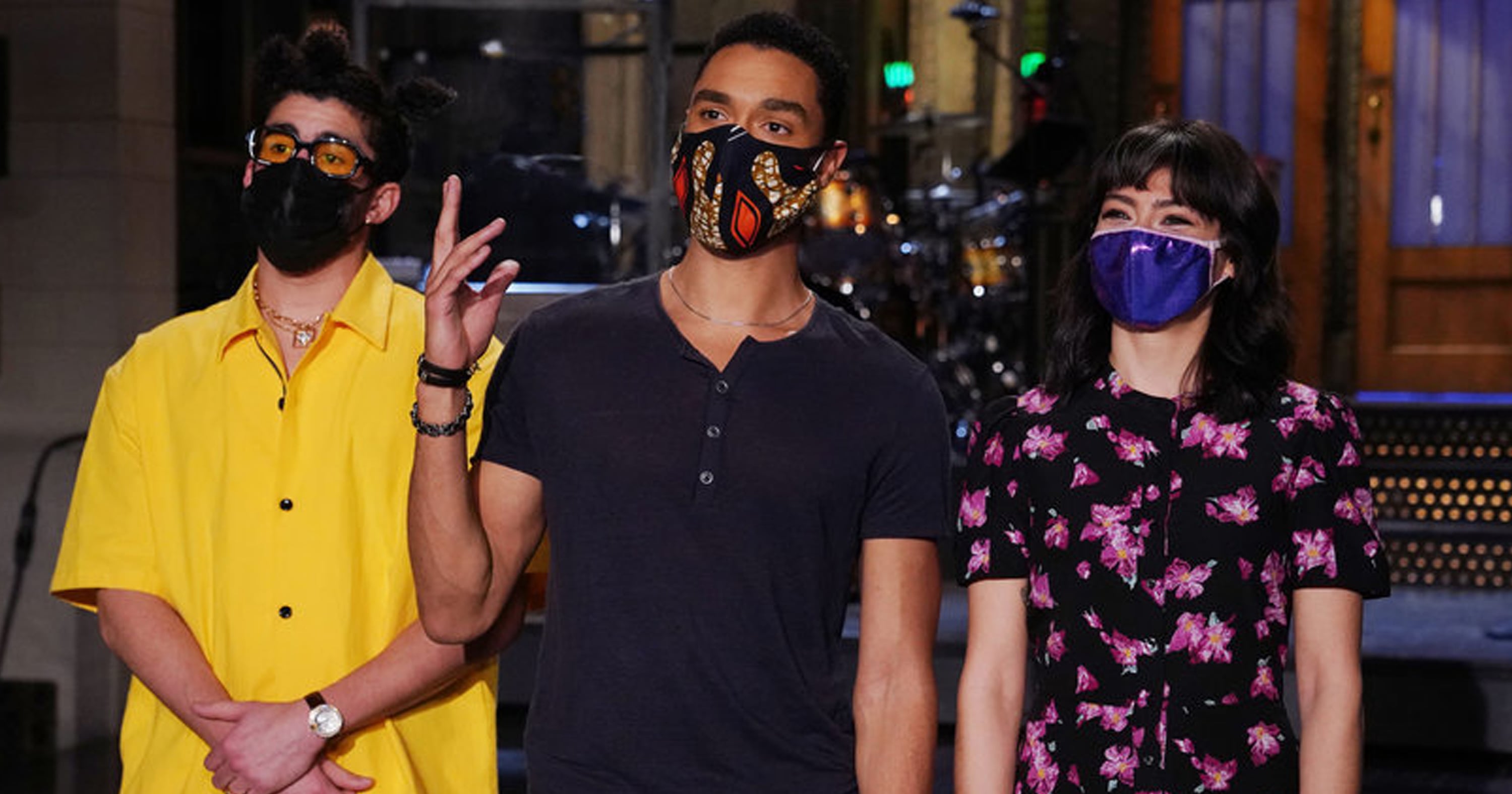 Regé-Jean Page Wore Honey Malou's Face Masks For SNL | PS UK Fashion