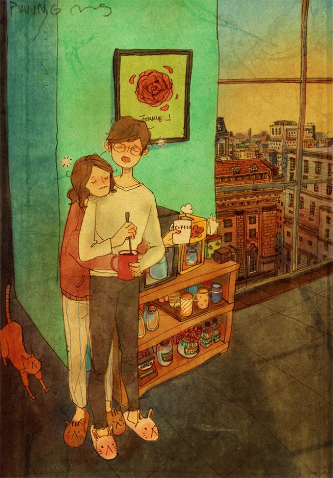 Korean Artist Puuung's Relationship Art | POPSUGAR Love & Sex