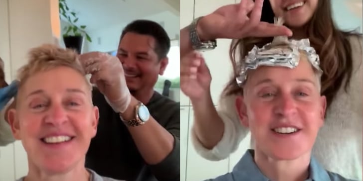 Ellen DeGeneres Hair Dye Disaster Video | POPSUGAR Beauty UK