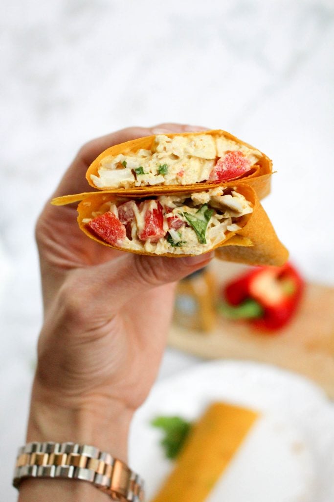 Curry Chicken Salad Wraps | POPSUGAR Fitness
