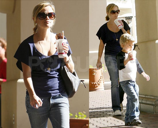 Reese and the Kids go to Jamba Juice