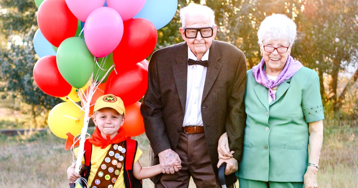 A Little Boy and His Grandpa Did an Up-Inspired Photo Shoot | PS Family