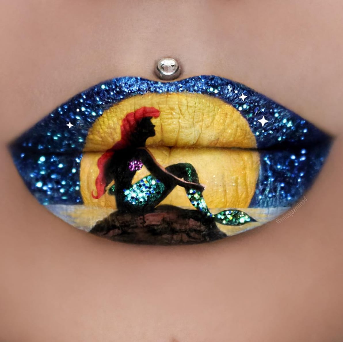 Lip Art by MissJazminaD | POPSUGAR Beauty
