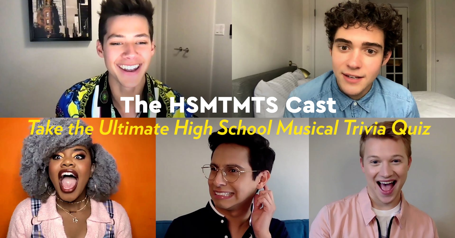 Watch the HSMTMTS Cast Play HSM Trivia With POPSUGAR | PS Entertainment