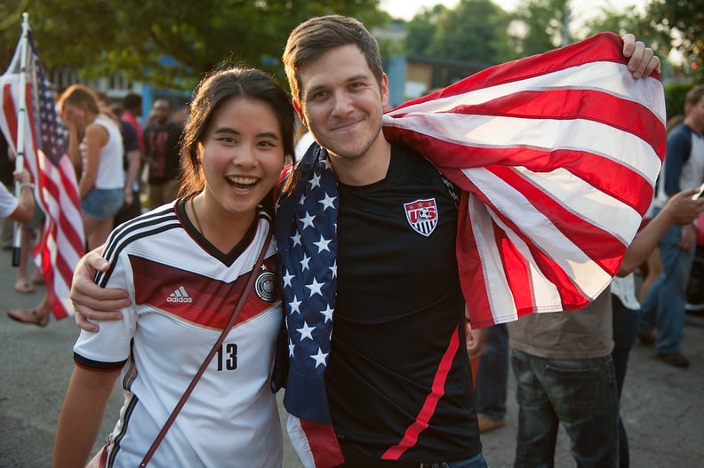 US Fans Celebrate First World Cup Win | Pictures | PS Celebrity