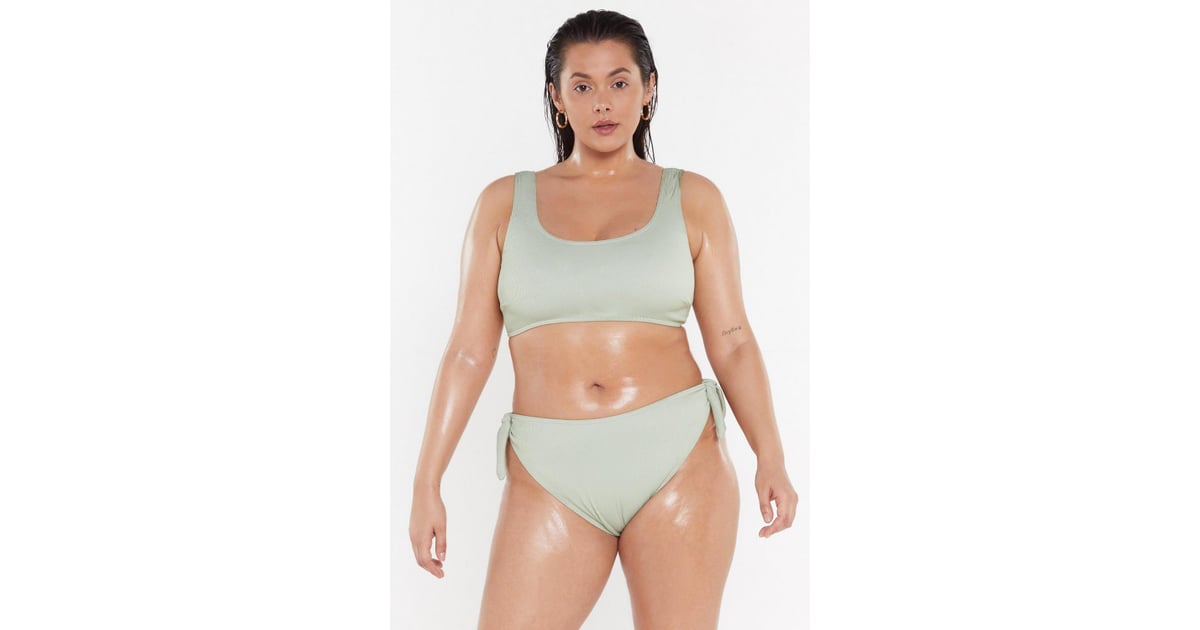 Nasty Gal Its Up To You High Waisted Bikini Bottoms Nasty Gal Plus