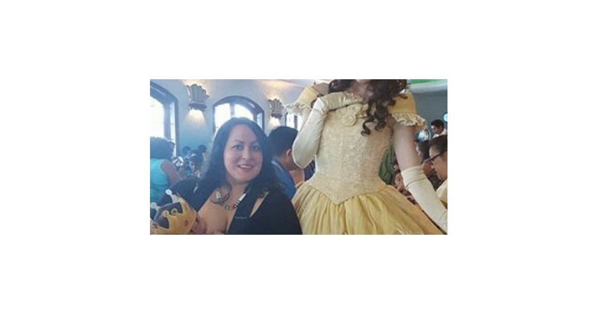 Disney Princess Takes Photo With Breastfeeding Mom | POPSUGAR Family