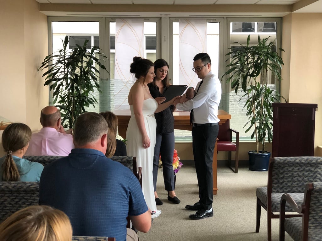 Couple Gets Married in Hospital With Their Preemie Son | POPSUGAR Family