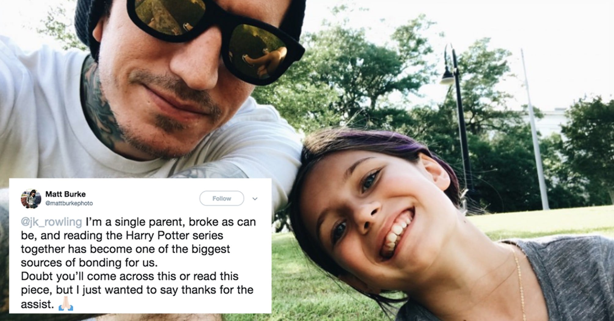 J.K. Rowling Gifts Single Dad With Harry Potter Books | PS Family