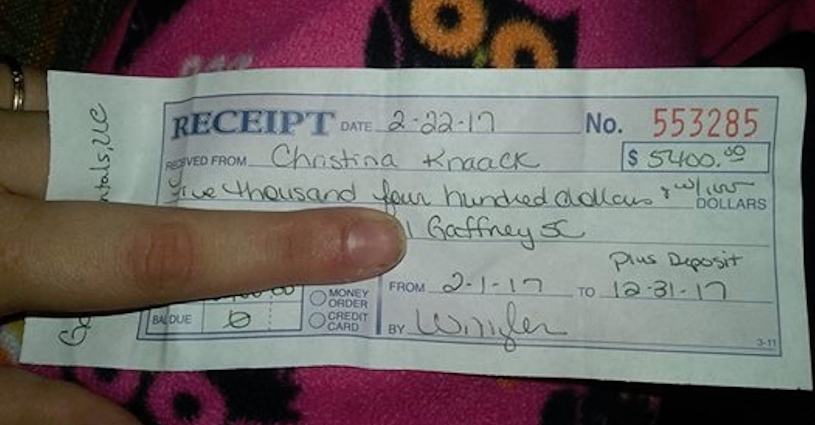 Mom Shares Tax Return Message on Facebook | PS Family