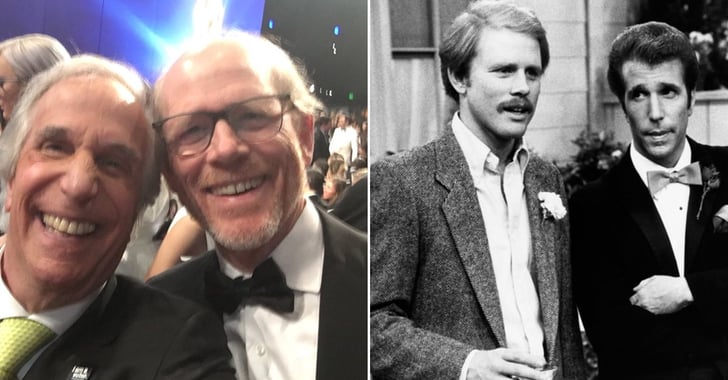 Henry Winkler and Ron Howard at the 2018 Emmys | POPSUGAR Celebrity