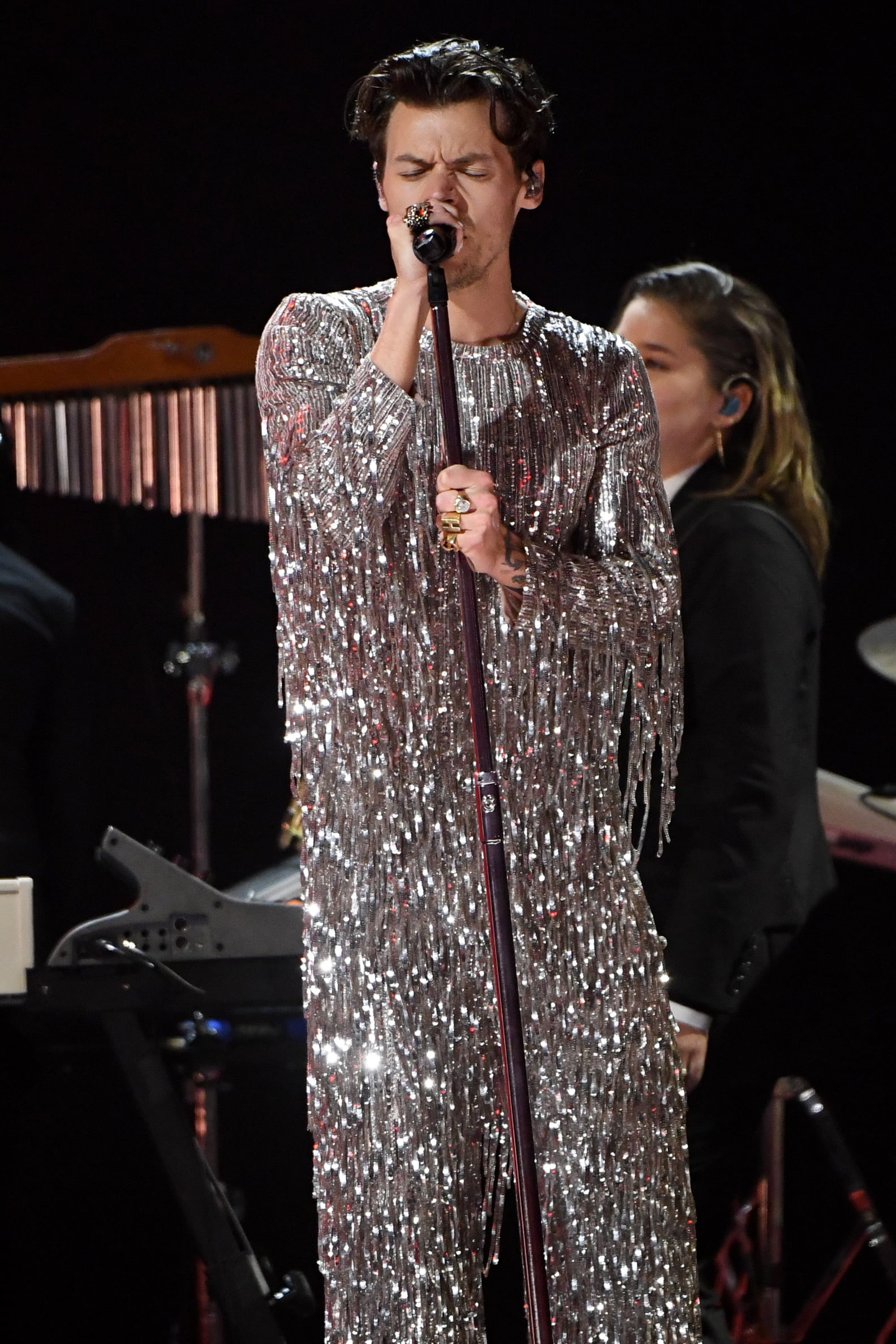 Harry Styles's Egonlab Crystal Jumpsuit at Grammys 2023 | PS Fashion