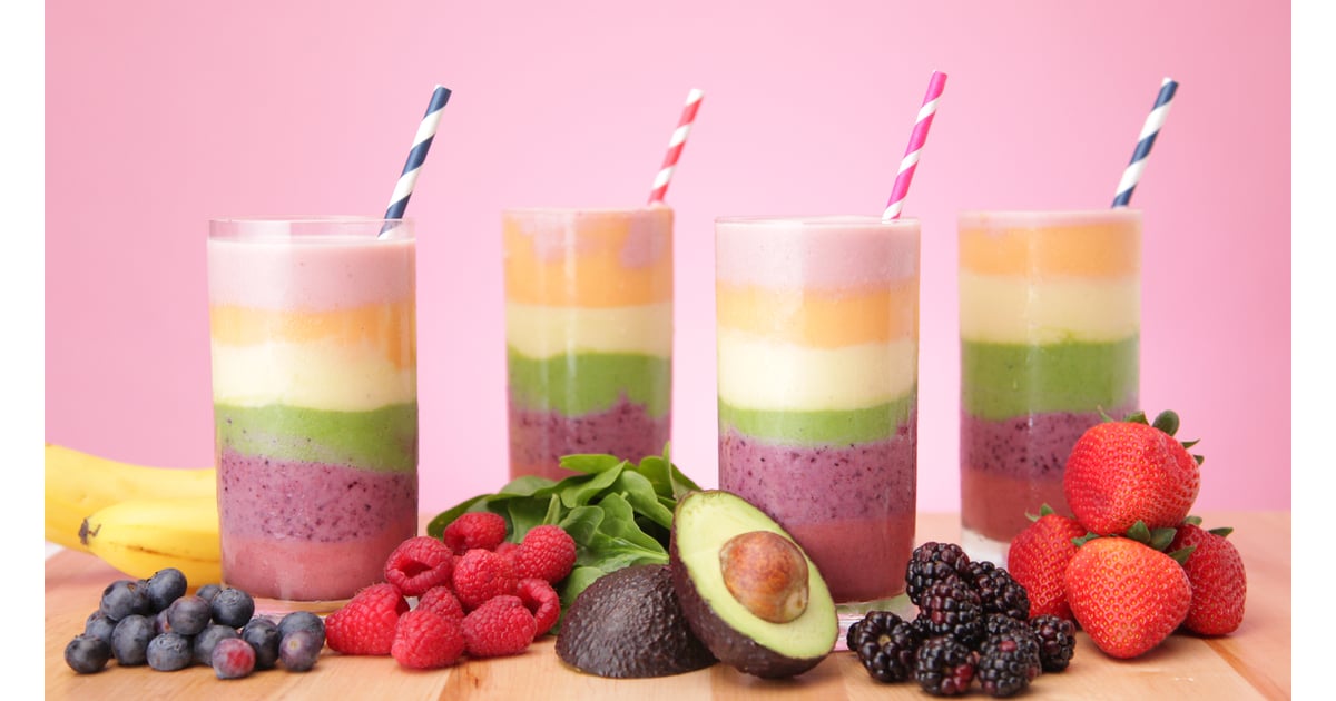 How to Make a Rainbow Smoothie | POPSUGAR Fitness