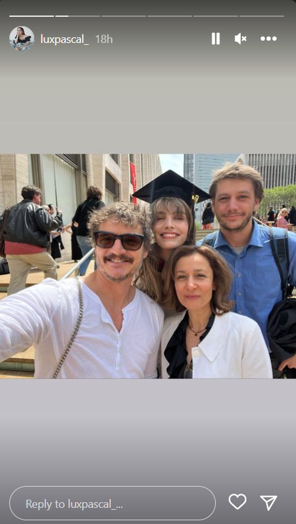 Pedro Pascal Attends Sister Lux's Graduation From Juilliard | PS Celebrity